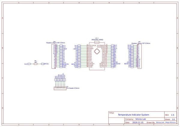 Custom PCB Temperature Indicator System | Arduino | Maker Pro