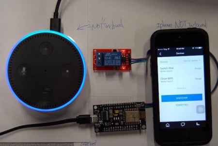 How to Control an LED or Relay With Amazon Alexa and Echo Dot | Arduino ...