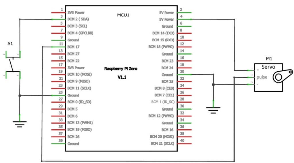 How to Connect a DC Servo Motor to a Raspberry Pi Zero WH | Raspberry ...