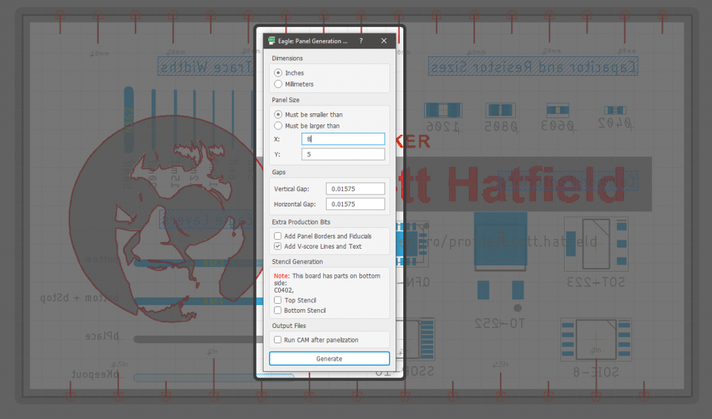 How to Panelize your PCBs in EAGLE Using V-Grooves | PCB | Maker Pro