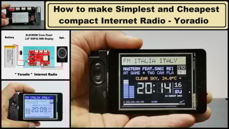 How to make Simplest and Cheapest compact Internet Radio - Yoradio ...