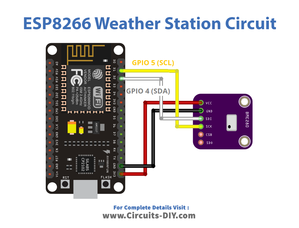 Simple Weather Station with BME280 | ESP8266 | Maker Pro