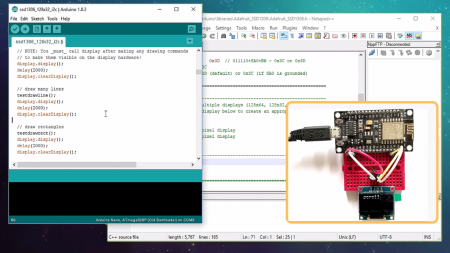OLED I2C Display Arduino/NodeMCU Tutorial | Arduino | Maker Pro