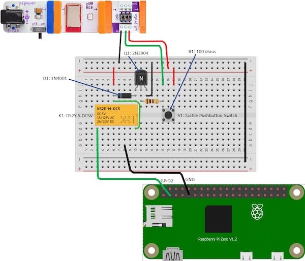 How to Use the littleBits Bluetooth Module With a Raspberry Pi Zero WH ...