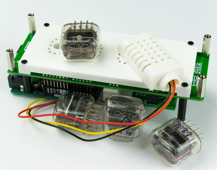 Nixie Clock Thermometer Hygrometer - Shield for Arduino | Arduino ...