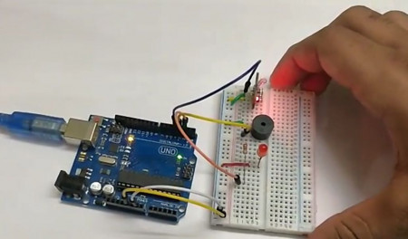 Mercury Switch Tilt Sensor with Arduino | Arduino | Maker Pro