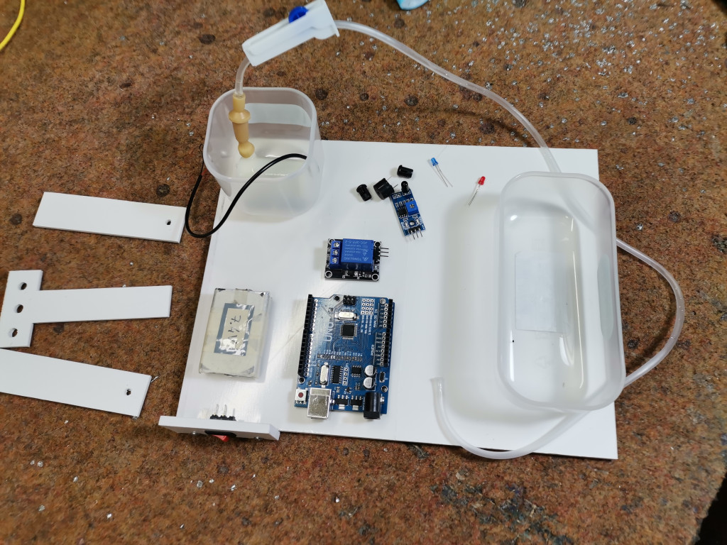 Arduino flame detector with alarms and automatic fire extinguishing ...