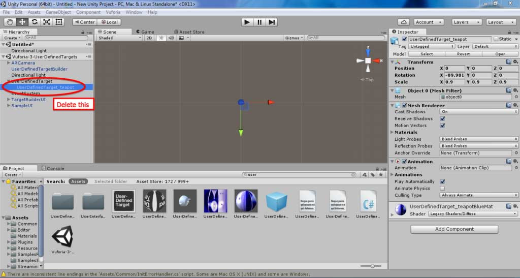 How to Set User-Defined Targets in Augmented Reality Using Vuforia ...