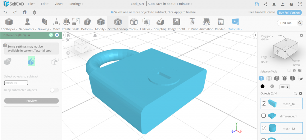 HOW TO CREATE A 3D LOCK USING 3D MODELING SOFTWARE | Amazon Alexa ...