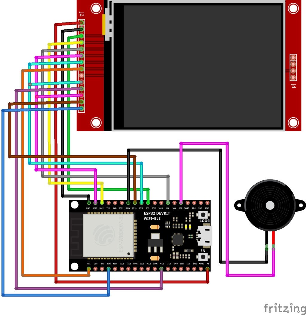 DIY Connect 4 Game on 2.8 inch TFT touch Display | Arduino | Maker Pro