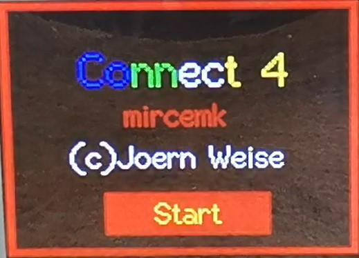 Diy Connect 4 Game On 28 Inch Tft Touch Display Arduino Maker Pro