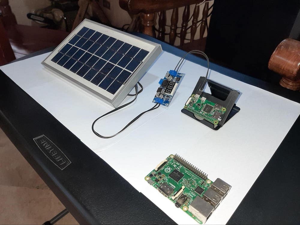 How to Power a Raspberry Pi Zero With a 9V Solar Panel | Raspberry Pi ...