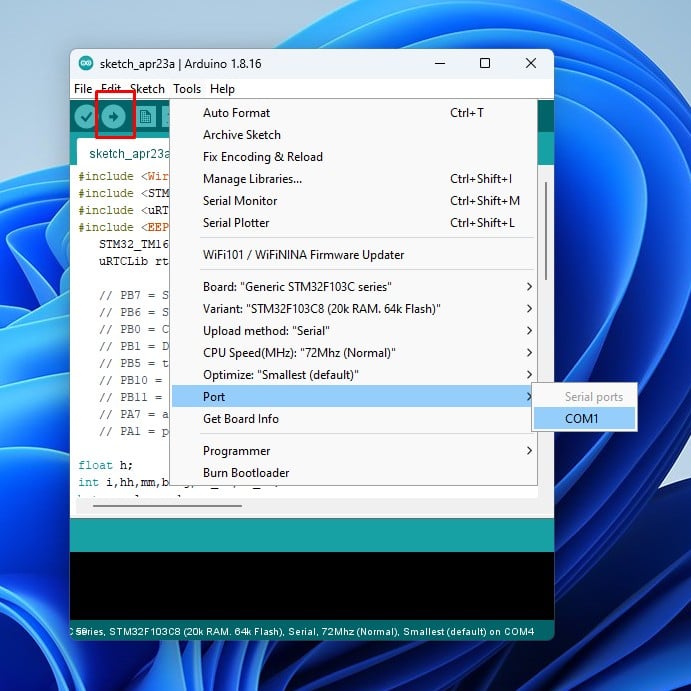 DIY STM32 Alarm Clock with 7-Segment Display (Using Arduino IDE ...