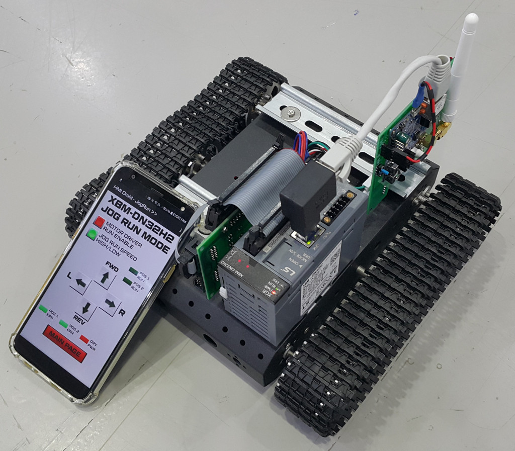 XBM-DN32H2 PLC Tank Rover Robot Project | Arduino | Maker Pro