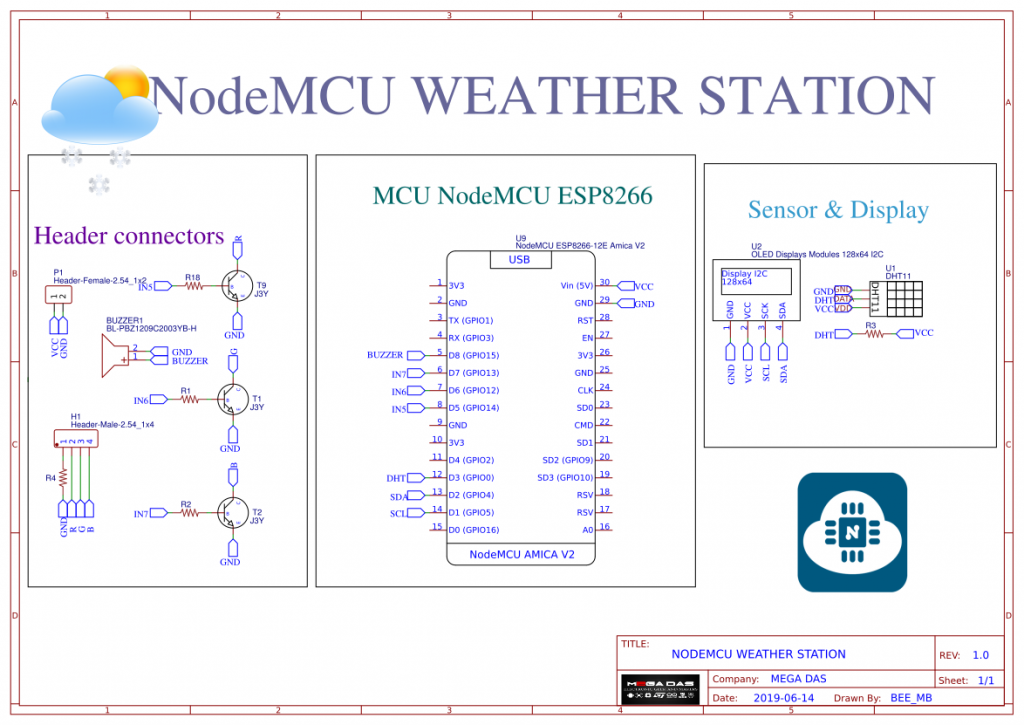 Online Weather Station With a NodeMCU | NodeMCU | Maker Pro