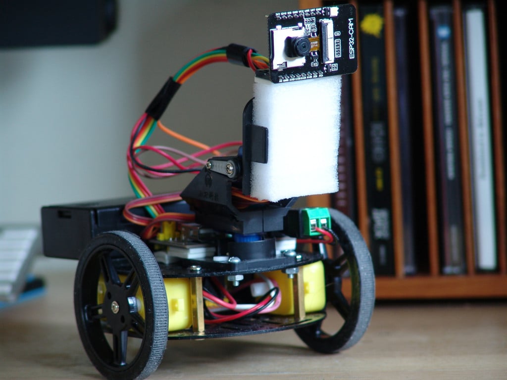ESP32-CAM Video Surveillance Robot | Everything ESP | Maker Pro