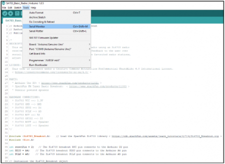 How to Build a Basic Radio with an Arduino Uno the SparkFun FM Tuner ...