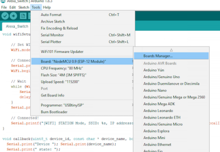 How to Control an LED or Relay With Amazon Alexa and Echo Dot | Arduino ...