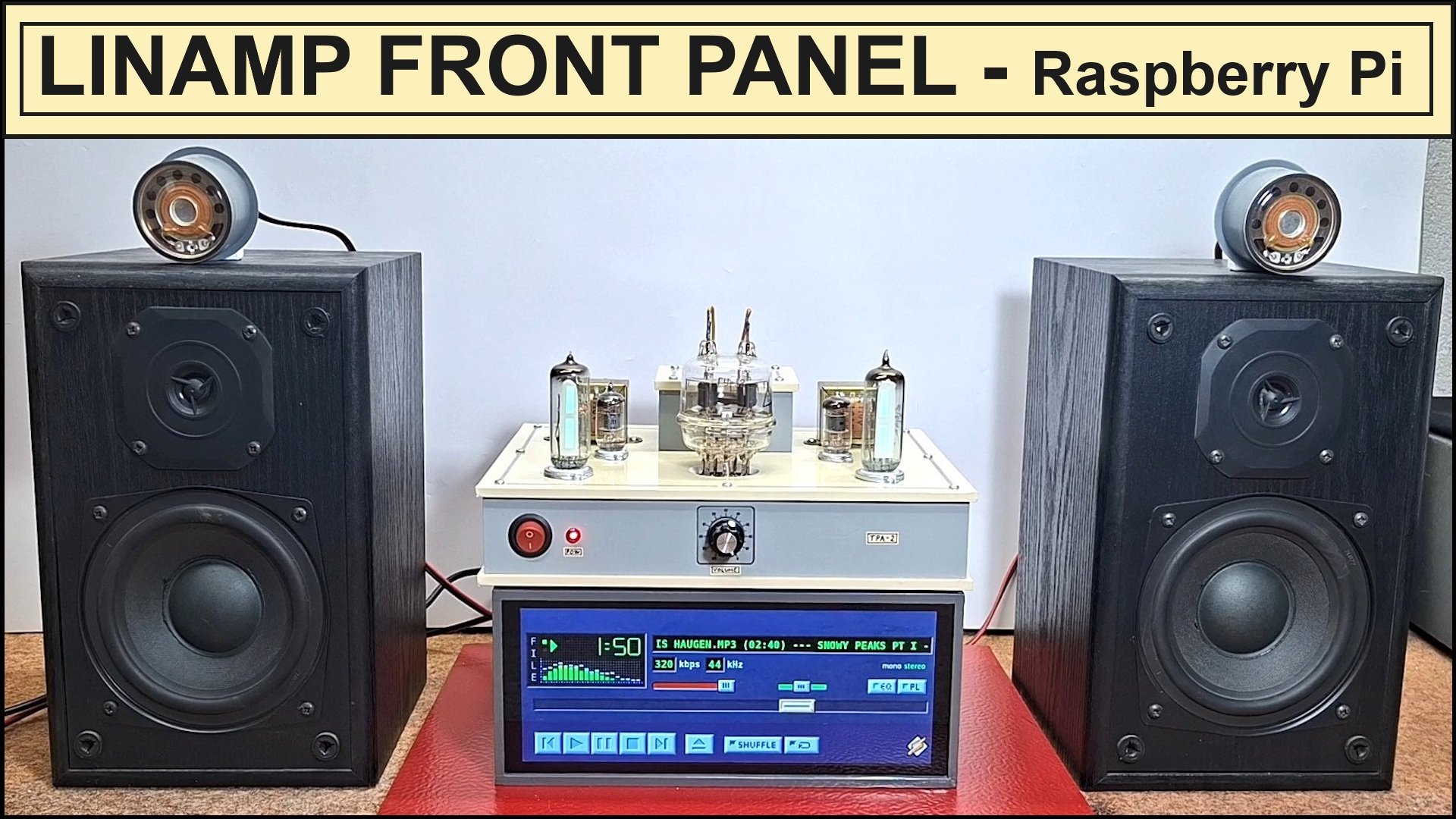 LINAMP Project – Winamp-Style Audio Front Panel on Raspberry Pi 5 ...