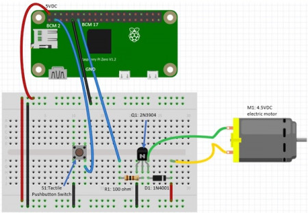 How to Control a DC Motor With EduBlocks + Raspberry Pi Zero WH ...