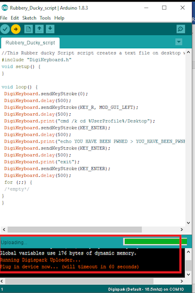 How to Build a Rubber Ducky USB With Arduino Using a Digispark Module ...