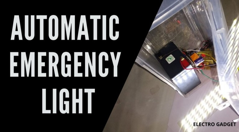 Automatic Emergency Light Using Relay And 12 Watt LED | PCB | Maker Pro