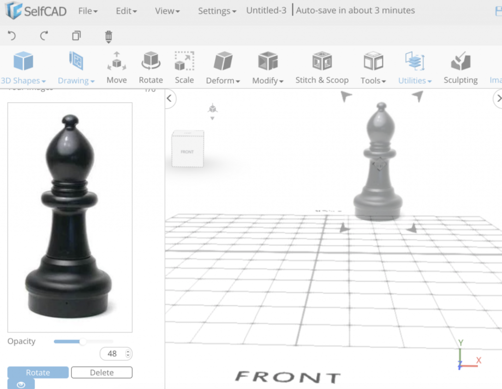 How to Use a Reference Image in SelfCAD | Custom | Maker Pro