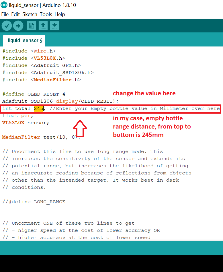 How to Use Arduino + VL53L0X to Build a Liquid Level Sensing Device ...