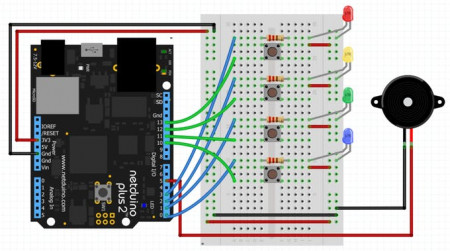 Build Your Own Simon Game with Netduino | Netduino | Maker Pro