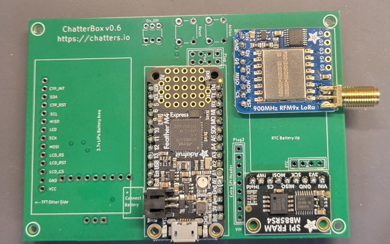 ChatterBox Off-Grid Secure LoRa Mesh Texting | Custom | Maker Pro