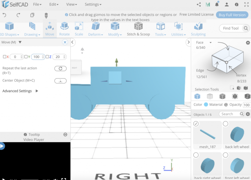 Learn SelfCAD 3D Modeling: Design a Bus | Custom | Maker Pro