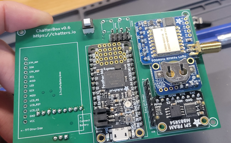 ChatterBox Off-Grid Secure LoRa Mesh Texting | Custom | Maker Pro