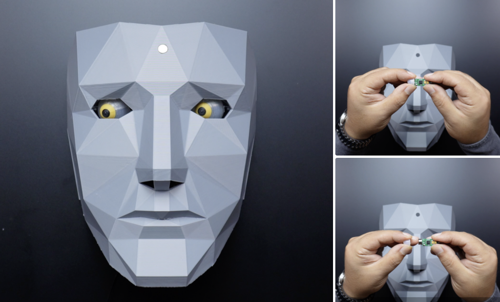 Face With Animatronic Eyes, Motion Detection and Voice | Arduino ...