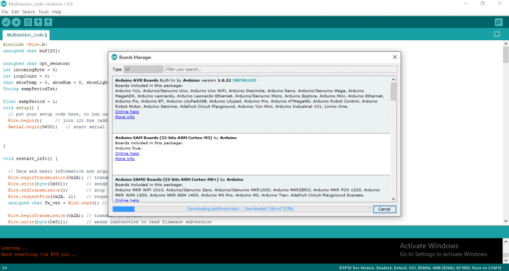 How to Program ESP32 With Arduino IDE and Connect the AmbiMate MS4 ...