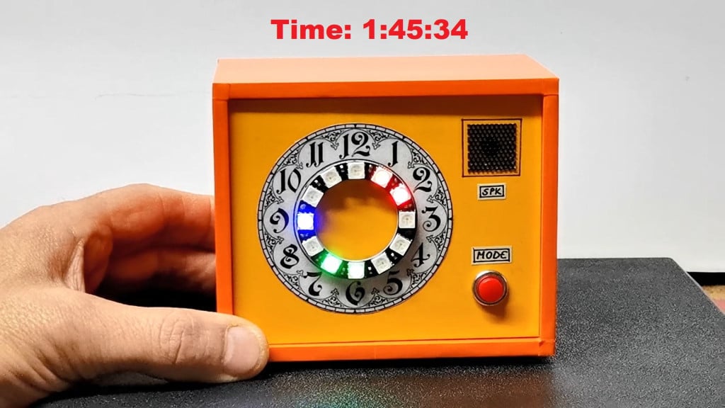 Unusual Led Ring Arduino Clock, Temperature, and Humidity meter ...