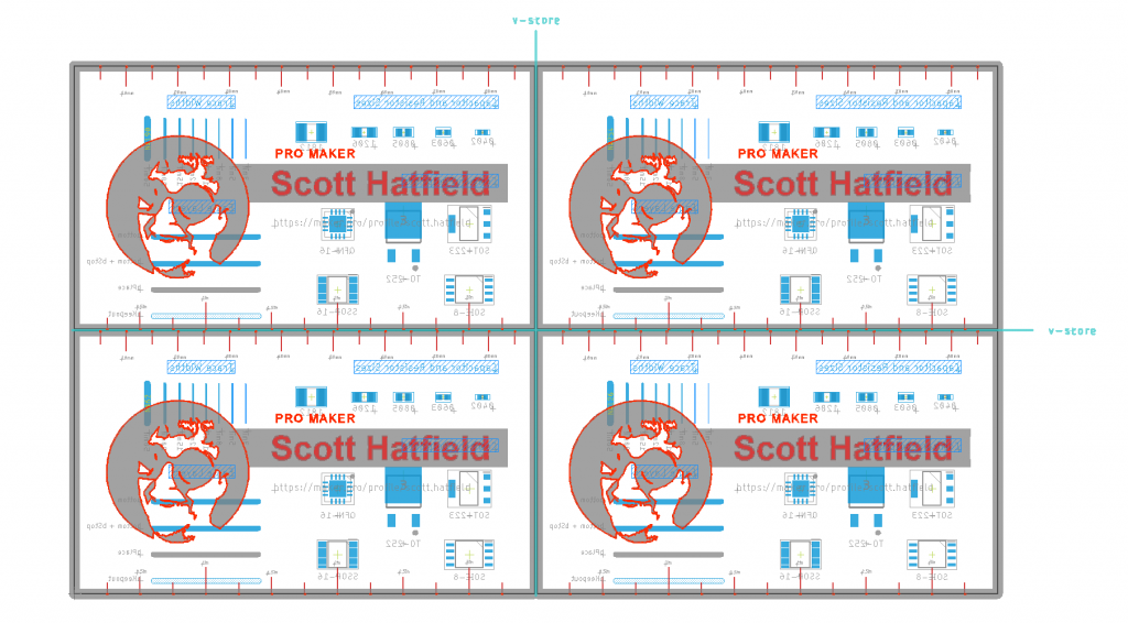 How to Panelize your PCBs in EAGLE Using V-Grooves | PCB | Maker Pro
