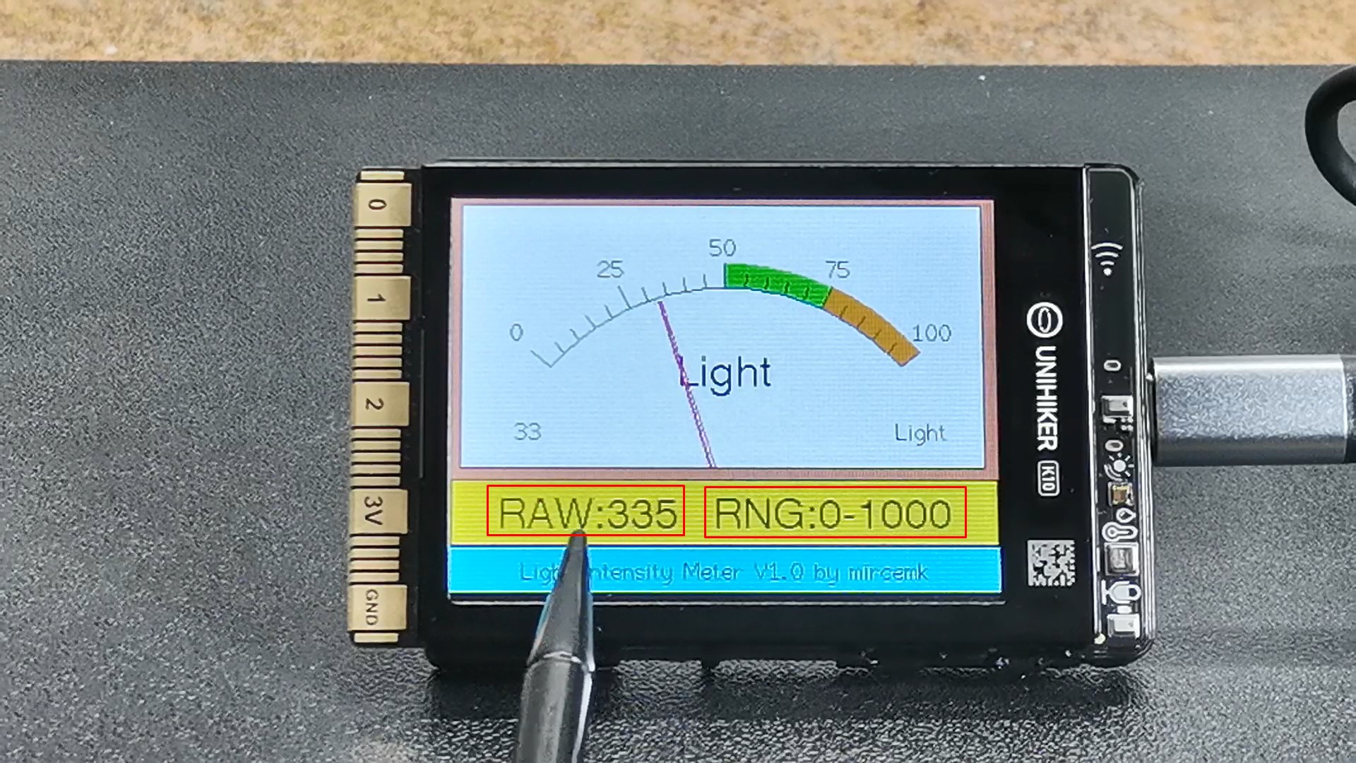 Light Meter Project - Making Dfrobot Unihiker K10 Work with Standard ...